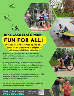 Inks Lake State Park Fun For All! | Texas Technology Access Program